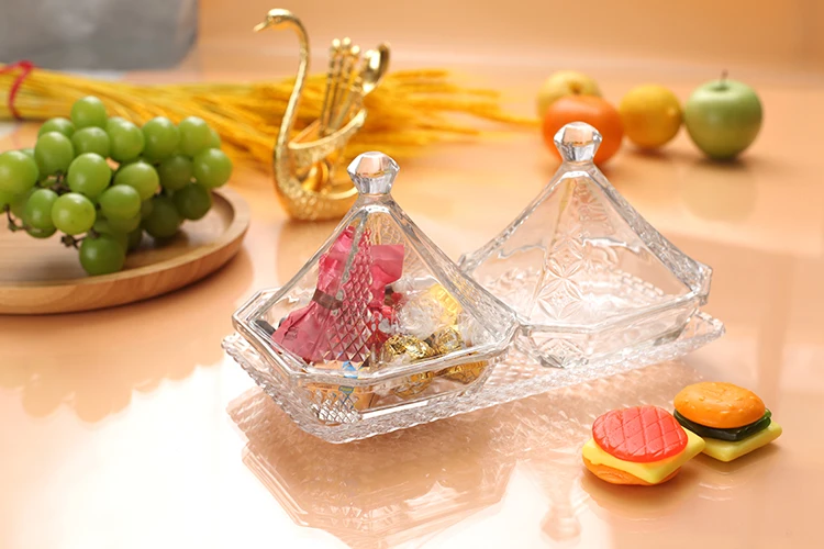 Arabic Style Tajine Thick Glass Jar - Perfect for Storage