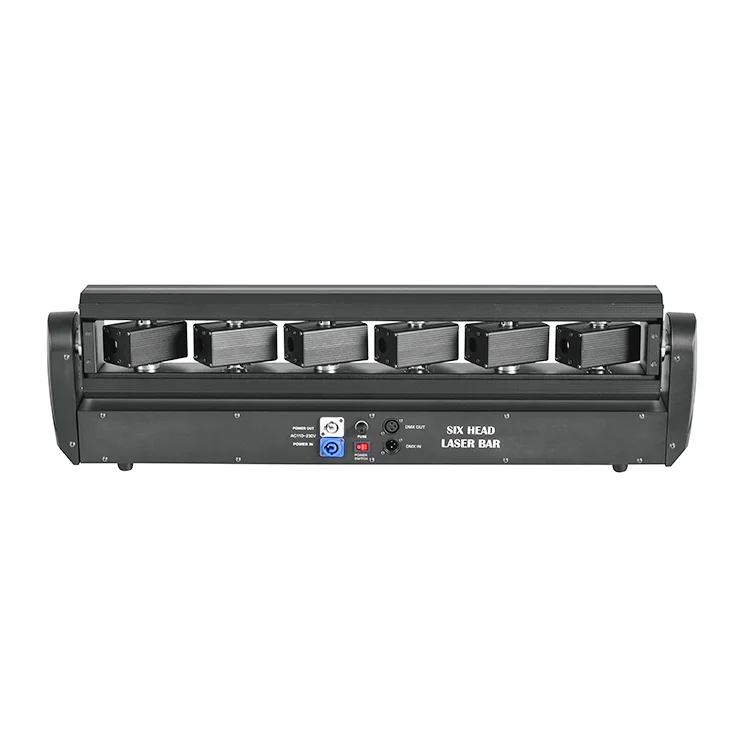 DMX 6 Eyes RGB Laser Beam Bar - Moving Head Stage Lights