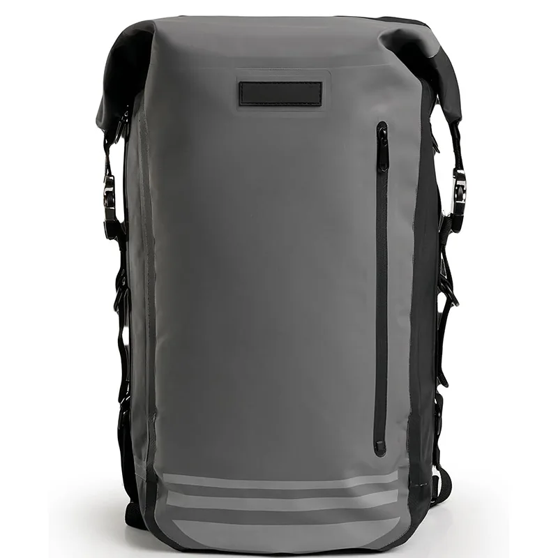 30L Rolltop Backpack: 100% Waterproof Motorcycle Backpack with ...