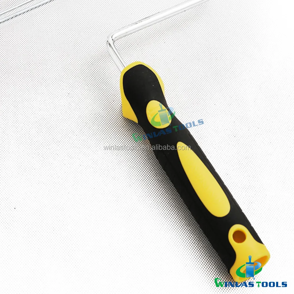 9" 230mm 5-wire-cage Heavy Duty Paint Roller Frame TPR Handle Paint ...