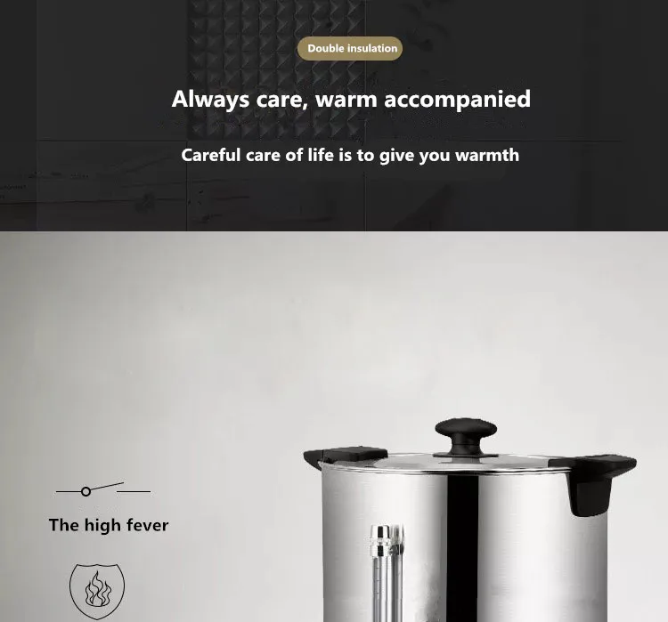 Stainless Steel Thermos Milk Tea Bucket Insulated Vacuum Hot Drinking ...