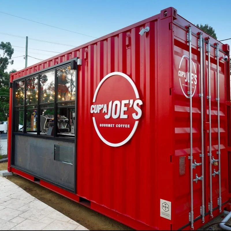 20ft Container Kitchen Cafe - Bespoke Coffee Shop Design