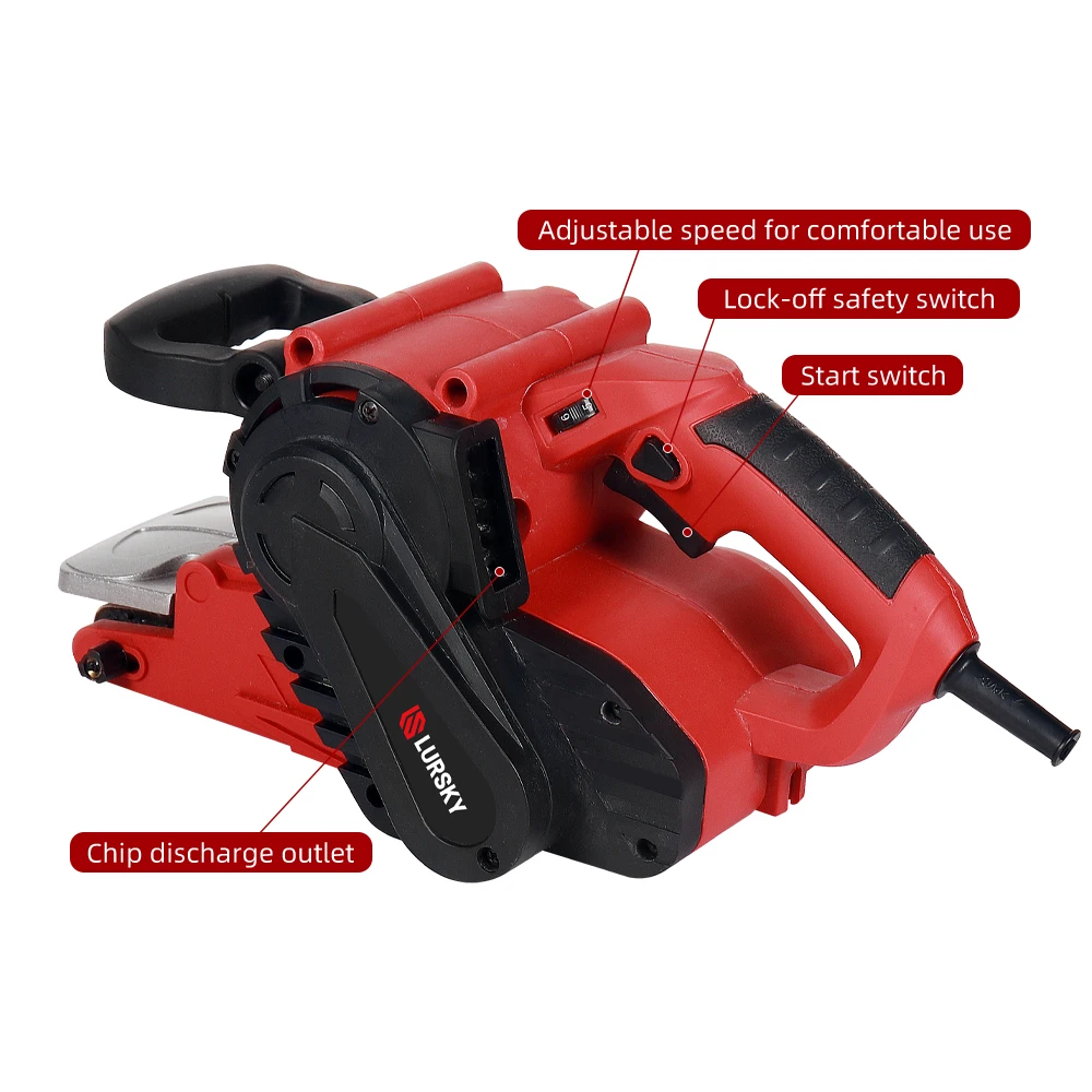 LURSKY 1010W Portable Electric Mini Industrial Floor Wide Bel Tmini ...