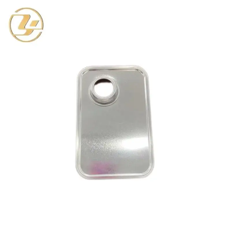 4L square Tin Can Components square Top with Metal Screw Lid and Bottom ...