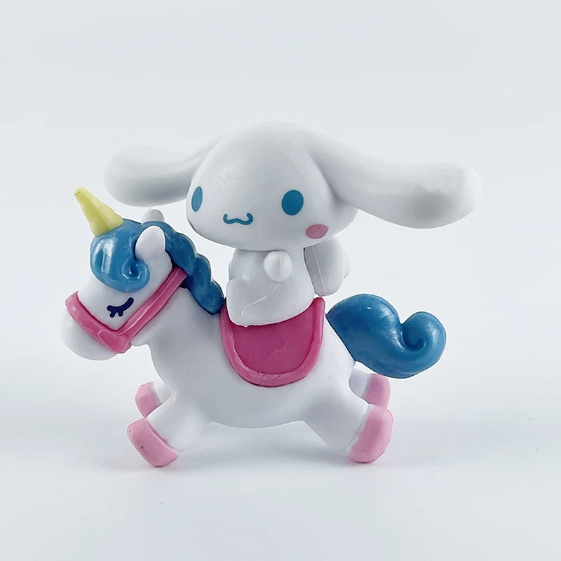 Sanrio Model Melody Cinnamon Kuromi Family Handmade Doll Action Figure ...