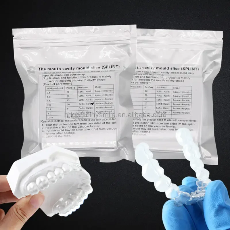 Dental Lab Splint Thermoforming Material - Bright Shiny Smile