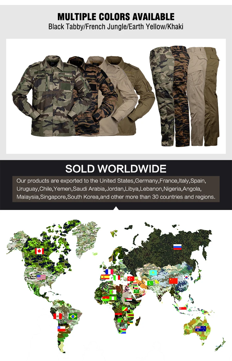 Custom UK Uniform Standard French Jungle Camouflage Uniform| Alibaba.com