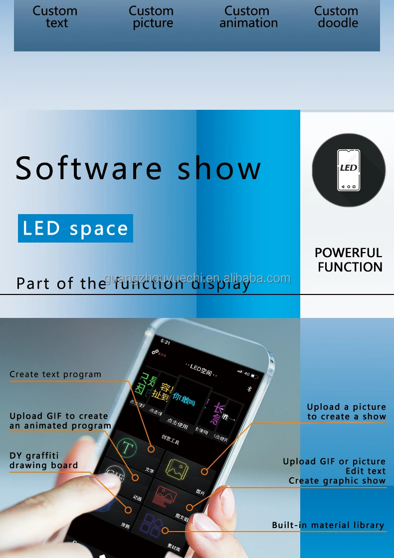 Funny Car Window Display Ai Interactive Auto Mood Vehicle Led Animation ...