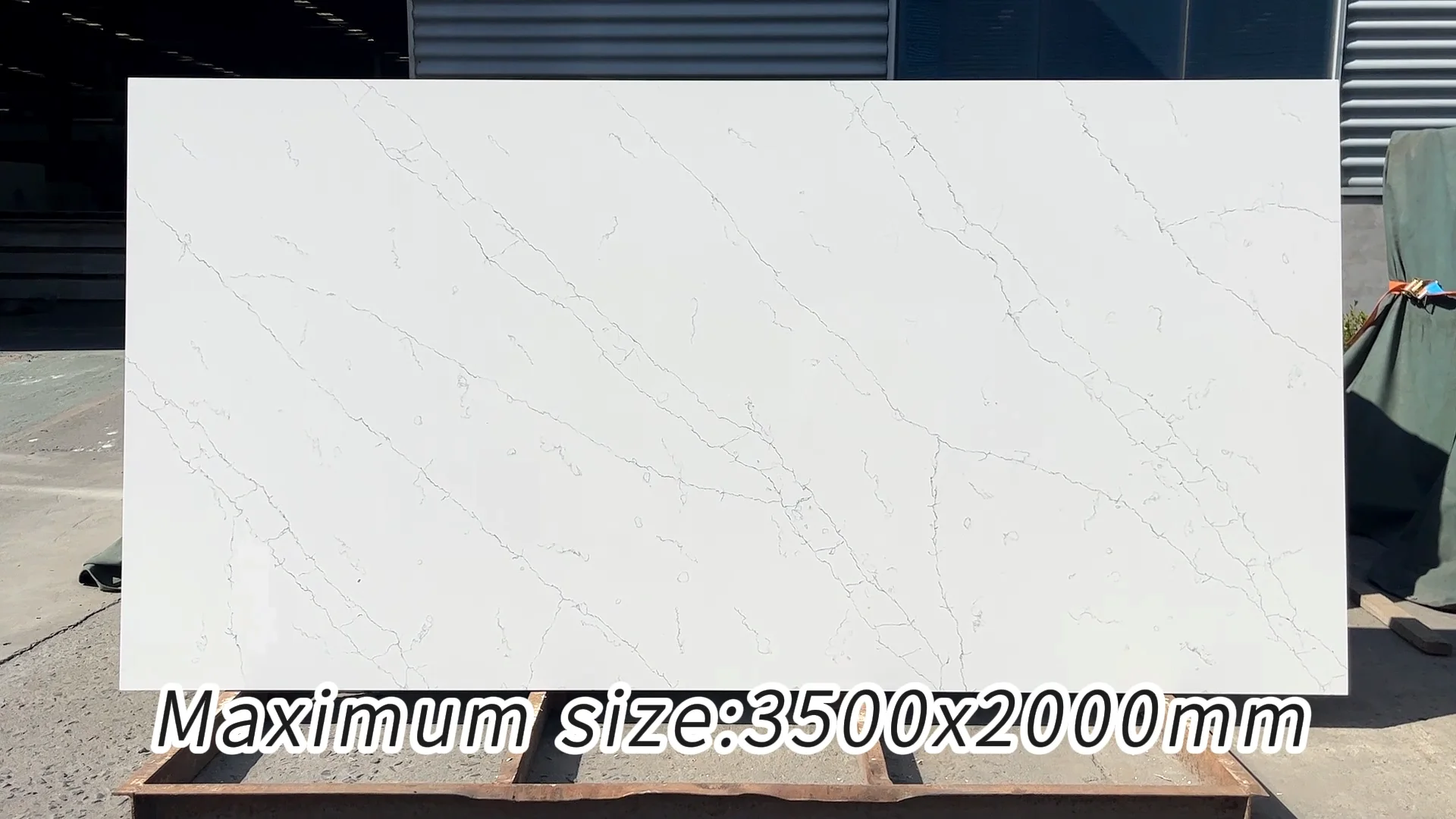 Horizon Iced White Quartz Slabs For Kitchen Countertop Quartz ...