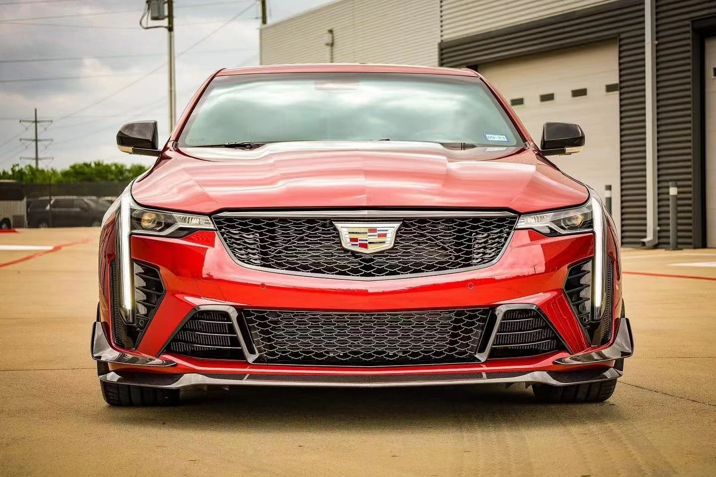 Runde PP Material for Cadillac Ct4 Upgrade Blackwing Style Body Kit ...