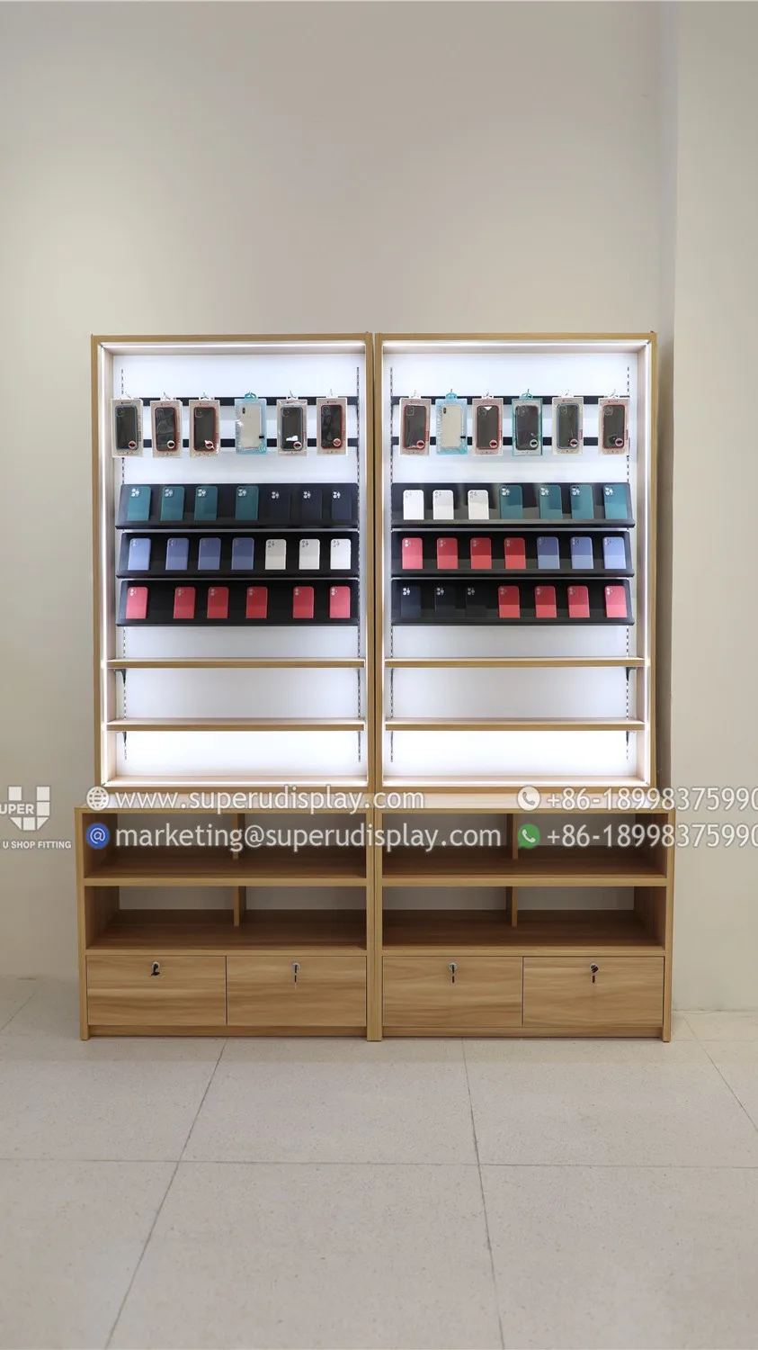 Retail Modern Phone Accessories Design Store Phone Cases Shop Fittings ...