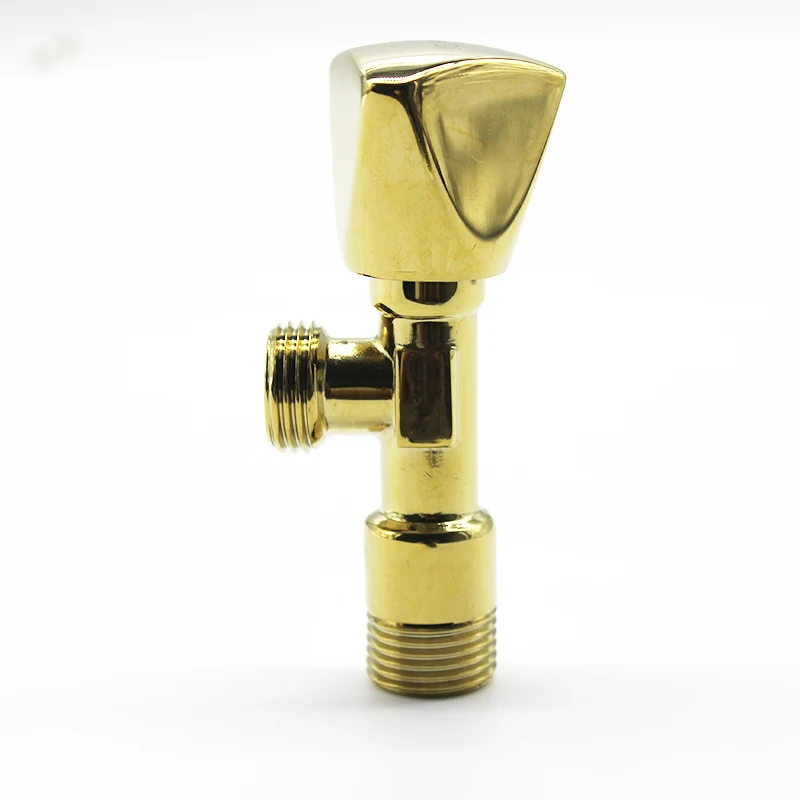 Brass Angle Valve Sanitary Valve Golden Color Black Color - Buy Angle ...
