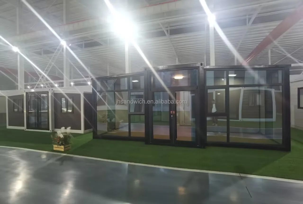 40ft Folding Expandable Granny Flat Prefabricated Container House Good ...