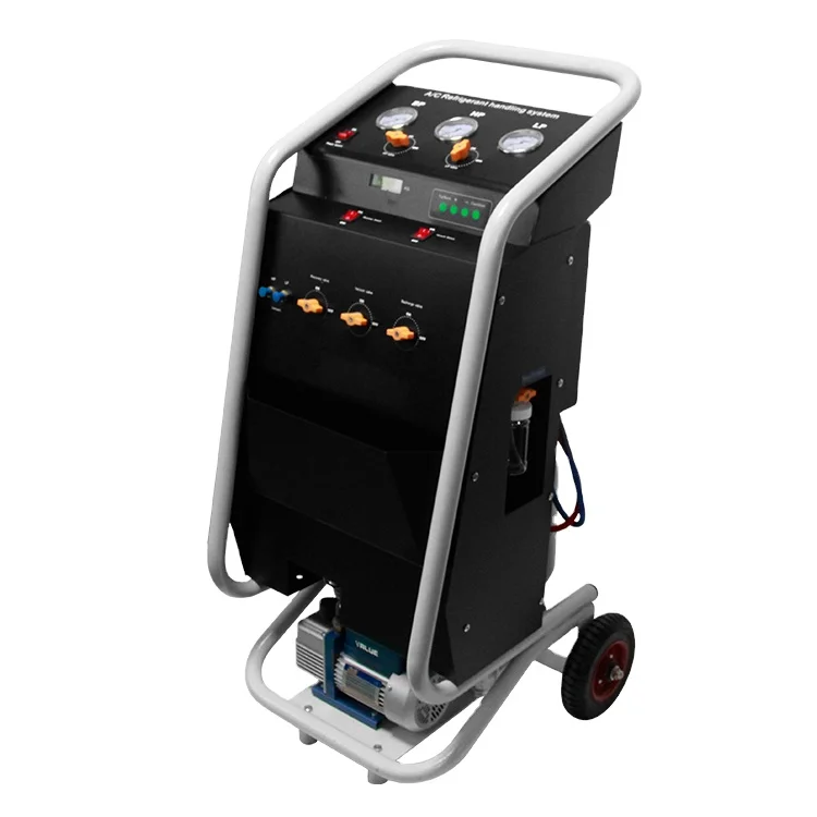 Portable R134a Ac Refrigerant Gas Compressor Oil Recovery Machine For ...