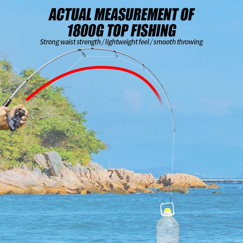 1.83m Two Section Frp Fishing Rod Combination Rotating Reel Fishing Bagging Short Stroke Stick ...