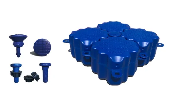 Durable Plastic Floating Bridge Trestle Platform Marine Modular Pontoon ...