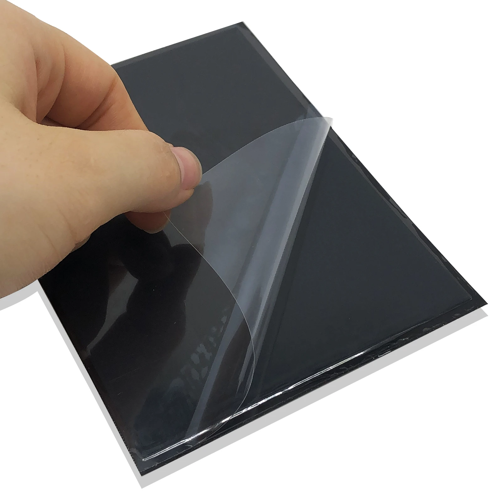 Custom Die Cut Self Adhesive Magnetic Flexible Ferrite Magnet Sheet For ...