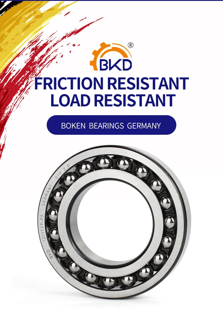 Bkd Self-aligning Ball Bearings 1209k /1210k/1211k/1212k High Quality ...