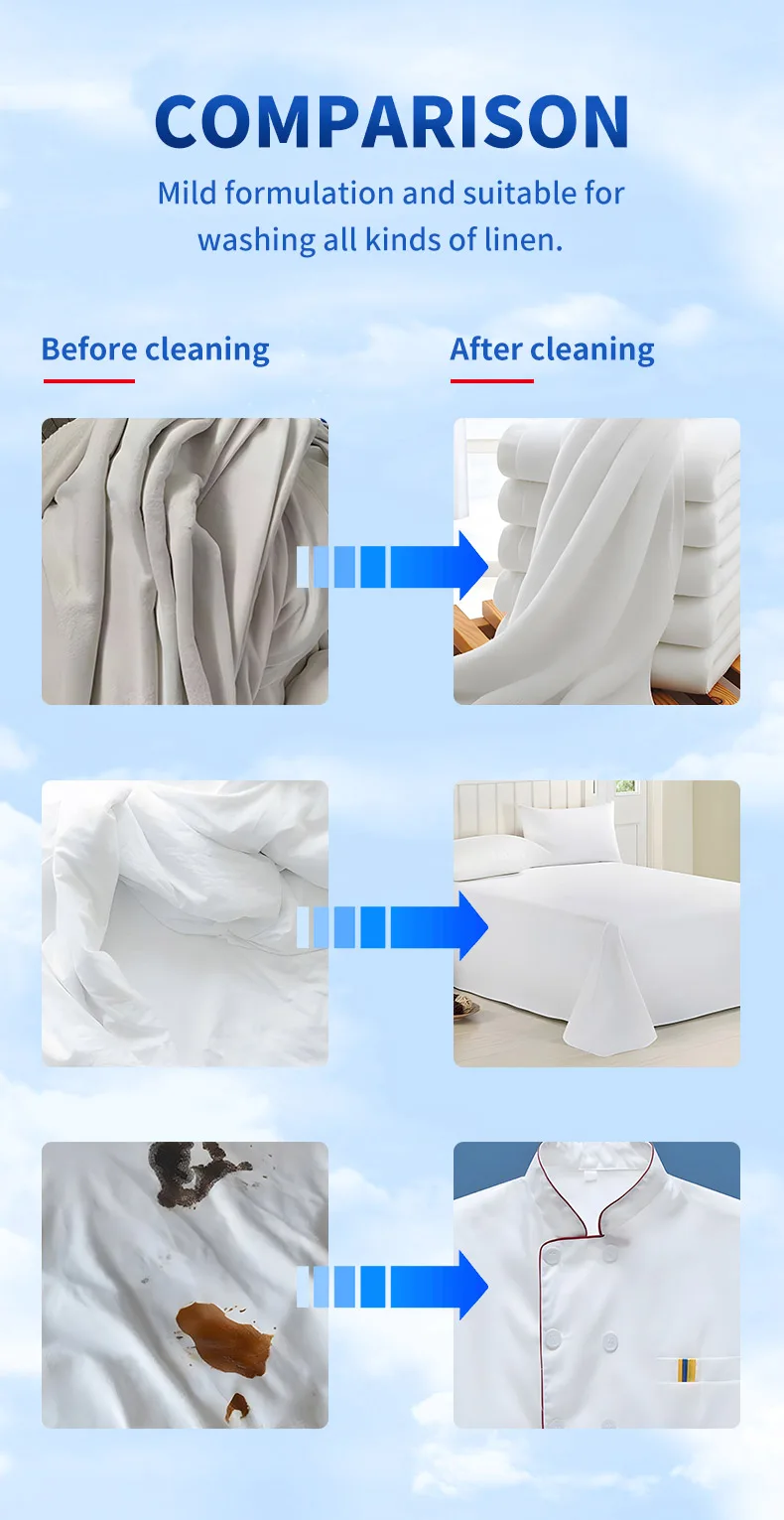 Commercial Laundry Liquid Alkaline Builder Removes Stains From ...