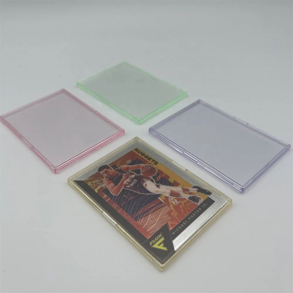 Colorful Mini Snap Card Holder Trading Card Box Jo-tc-09 Card Holder ...