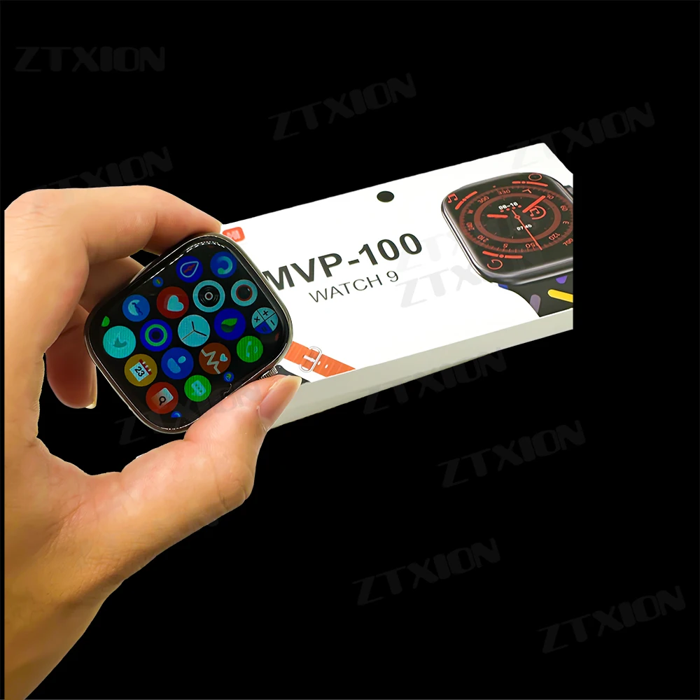 Mvp-120 Ultra 2 Mvp-100 Smartwatch Wireless Earphone 2.3 Inch 49mm 4 Straps Hiwatch Ultra2 Mvp ...