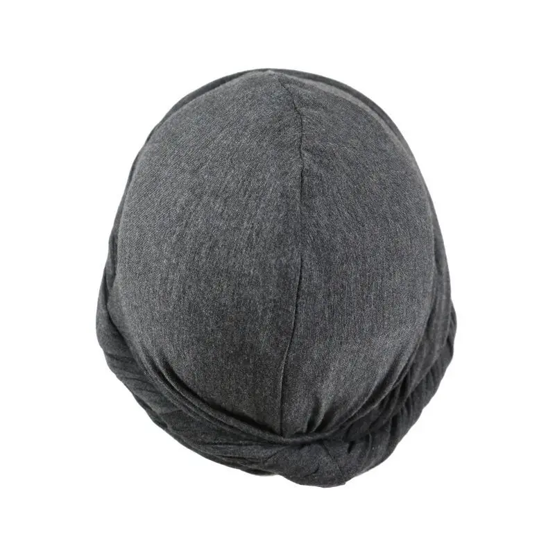 Turban Hat Hair Headwear Breathable Bottoming Durag Turban for Men ...