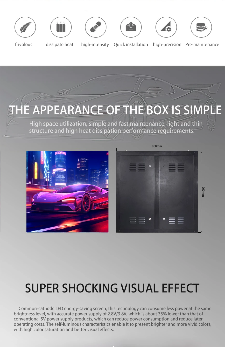 Waterproof IP65 Outdoor LED Video Wall - 100000 Hours Lifespan