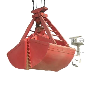 4 Ropes Mechanical Clamshell Grab Buckets Used On Grab Type Ship ...