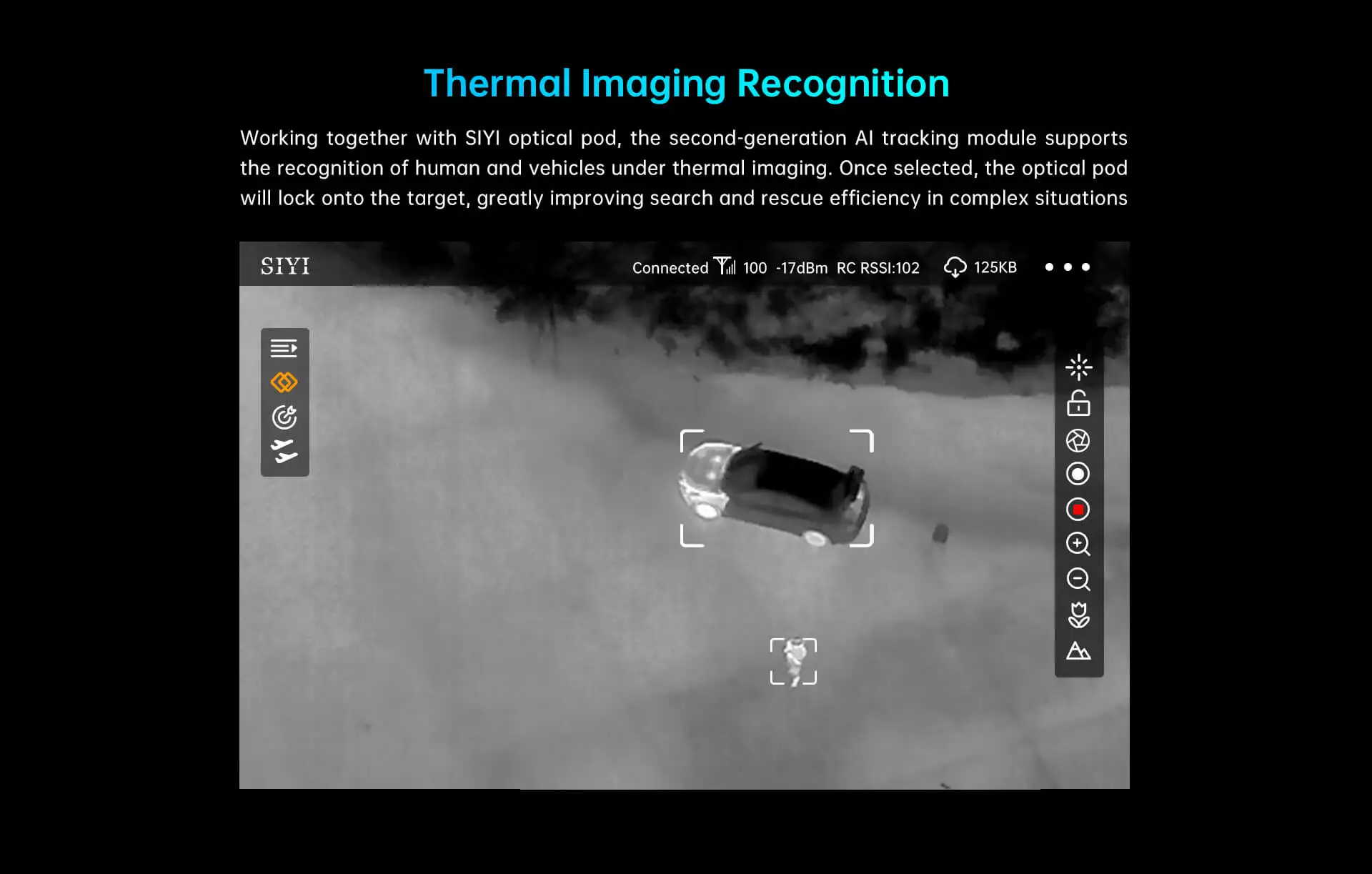 Human, Vehicle, and Boat Recognitionmulti-Target Monitoring Siyi ...