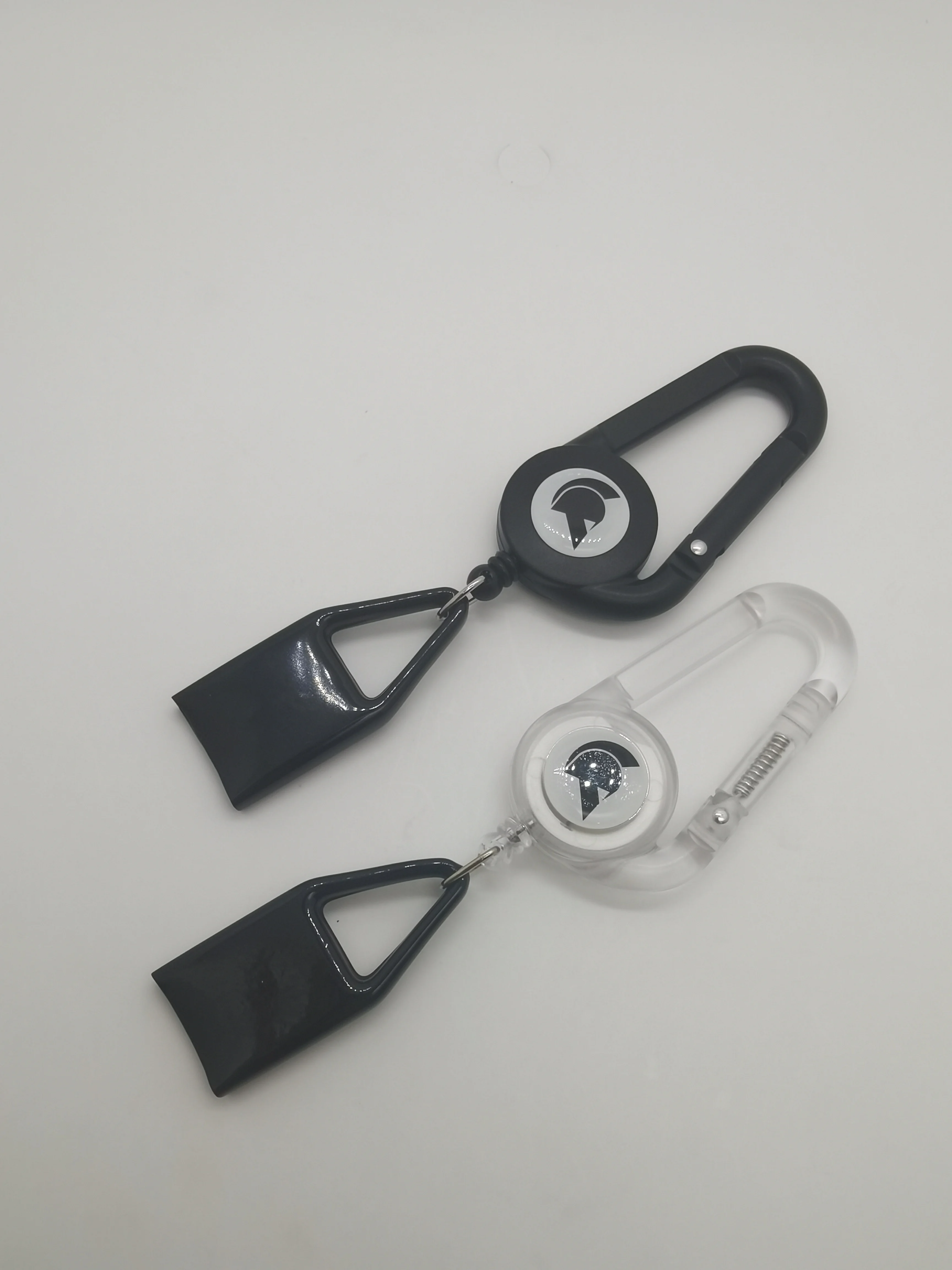 Multipurpose Retractable Keychain with Lighter Cover Carabiner
