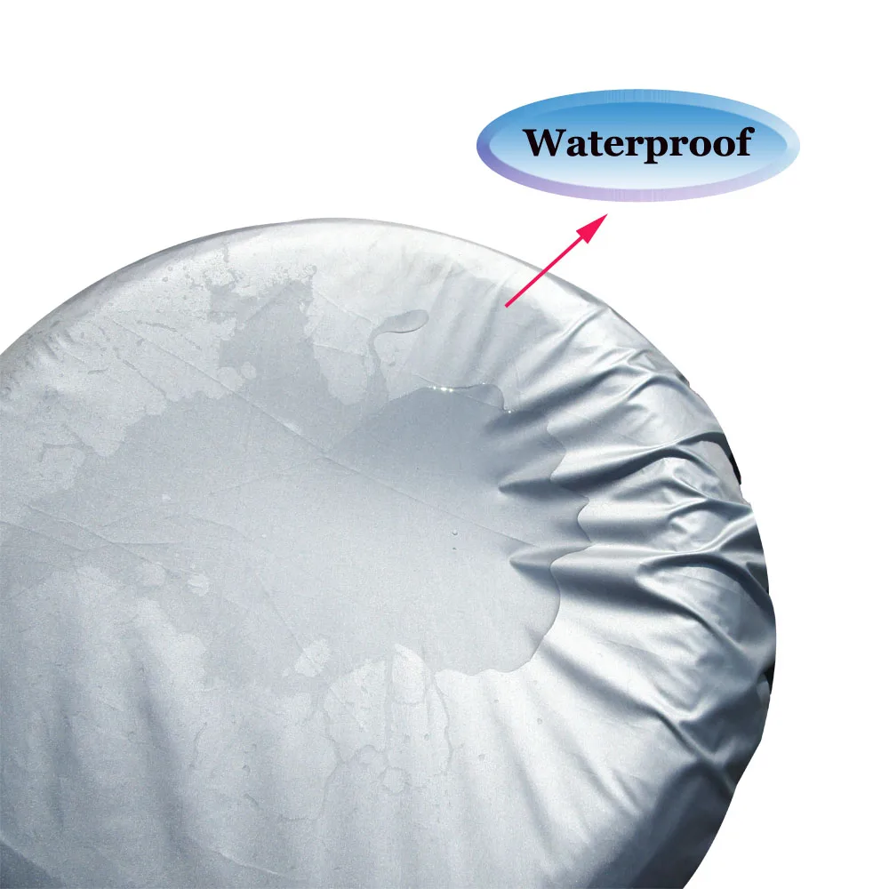 Adjustable Slivery Tyre Cover With Factory Direct Price 4pcs Custom ...
