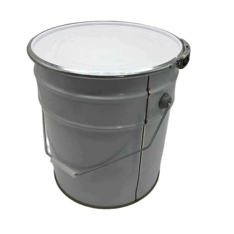5 Gallon Tin Pail 10l 18l Metal Bucket Large Drums Pails With Handle ...