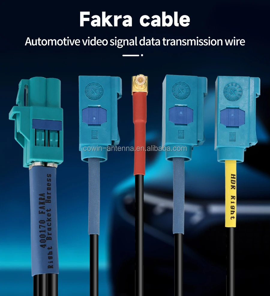 Customized Fakra Kabel 4Pin Male Female Mini Fakra Z To Quad Male ...