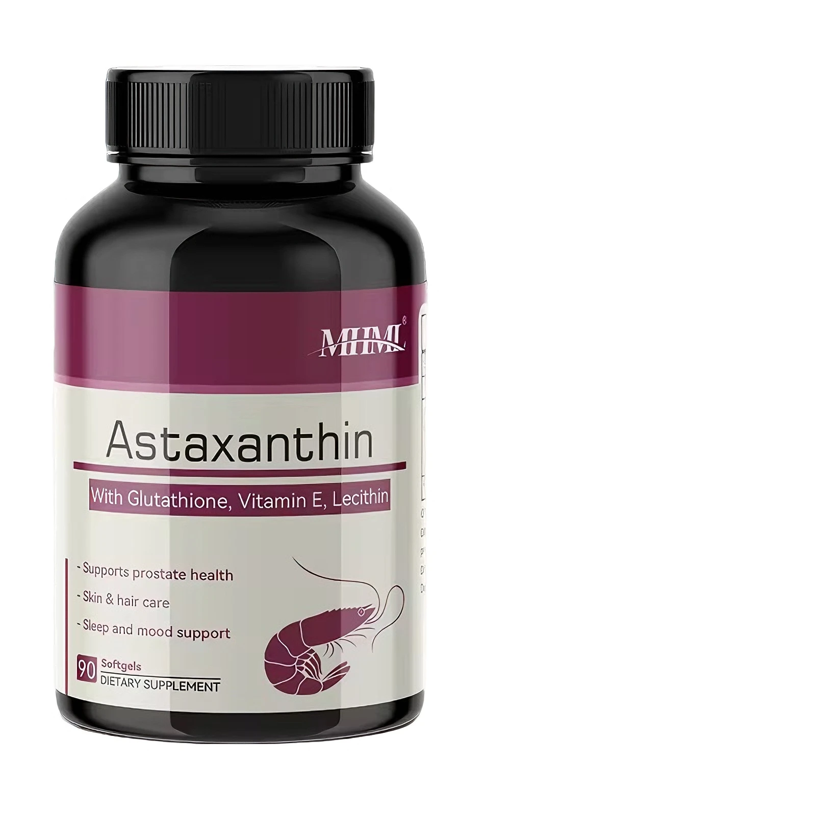 Triple Strength Astaxanthin Oil Softgel Capsules Astaxanthin Krill Oil ...