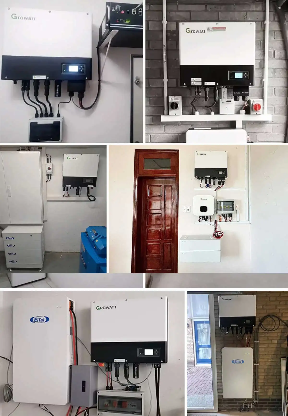 Growatt Hybrid Inverter Sph10000tl3 Bh-up 3 Phase Dual Mppts Solar ...