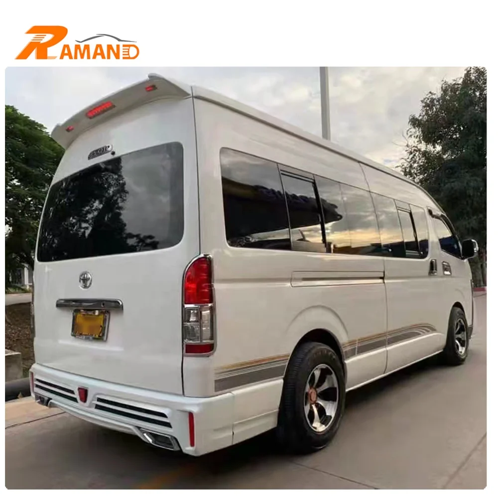 Front Body Kit For Hiace Kdh200 2005-2018 Front Bumper Rear Bumper For ...