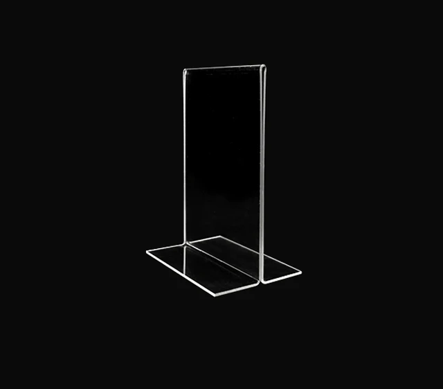 L Shaped Price List Display Menu Holder Wholesale Counter Top Acrylic ...