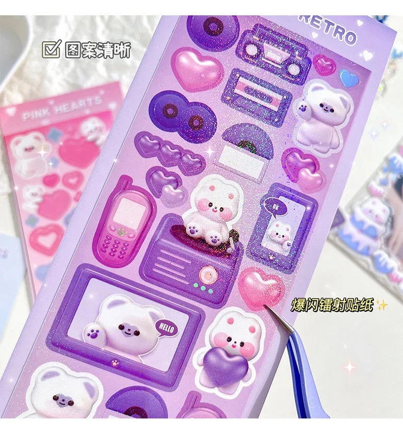 Newest Cute Cartoon Lovely Sticker Diy Creative Decorative Sticker ...