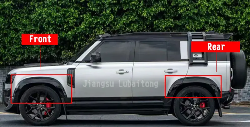 Upgrade High Quality Matte Black Widen Wheel Eyebrow Wheel Arch For ...