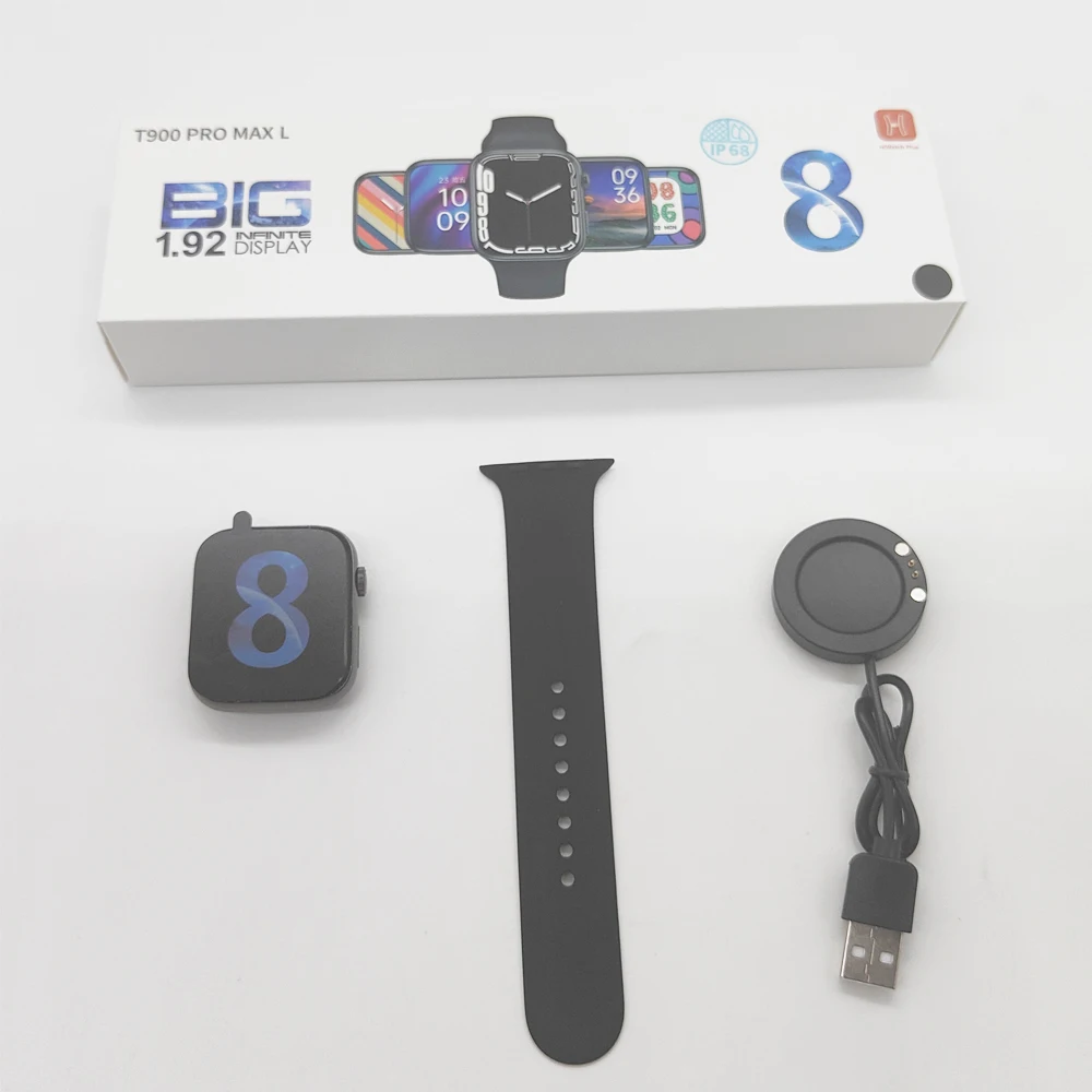 T900 Pro Max L Series 8 Smartwatch 1.92 Inch Big Screen T900 Mobile Phone Montre Reloj ...