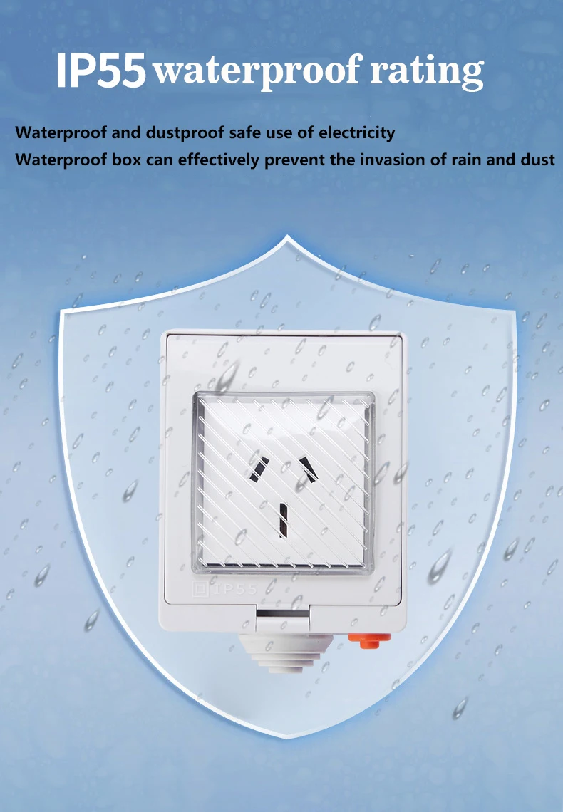 Klass Smart Waterproof Socket With Cover With Wifi Ip55 Waterproof,Rain ...