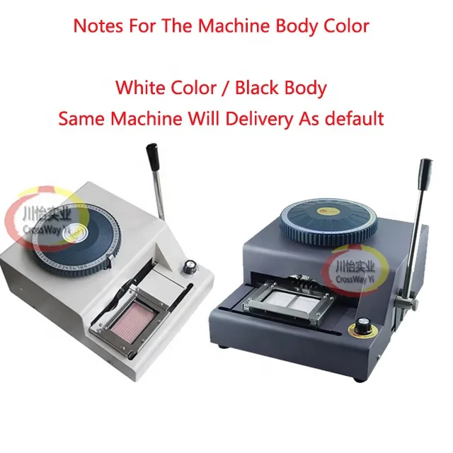 PVC Card Embossing Machine Indenter & Card Embosser for ID/VIP Cards - OEM