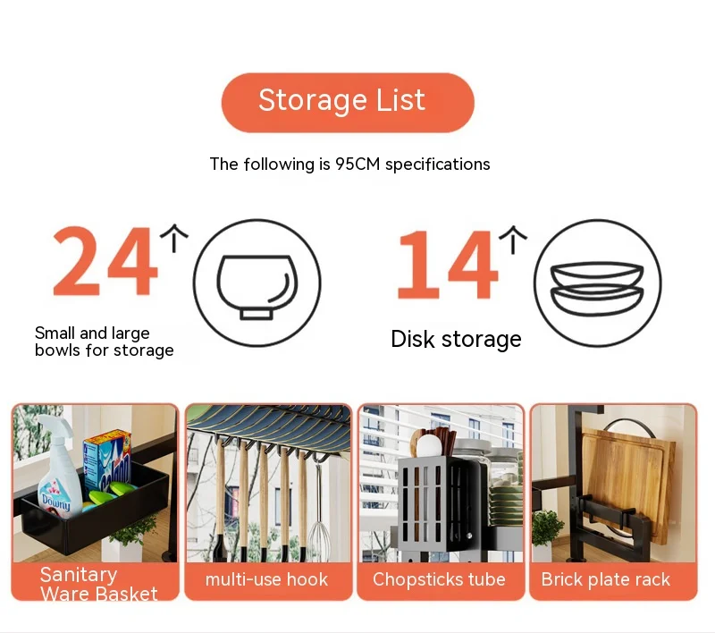 Sustainable Dish Drainer Rack - Efficient Kitchen Storage