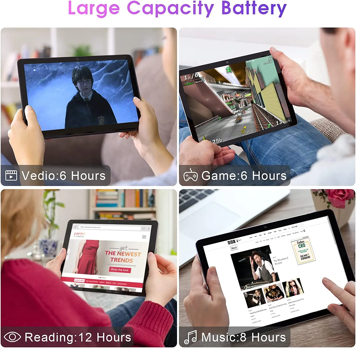 Tablet 10 Inch Android 12 Tablet With 4gb Ram 64gb Of Storage,Quad-core ...