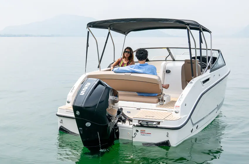 7 People Fiberglass Luxury Outboard Engine Fishing Jet Boat High Speed ...