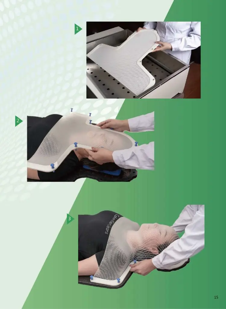 Máscara Termoplástica De Radioterapia Reforzada,Inmovilizador De Cabeza ...