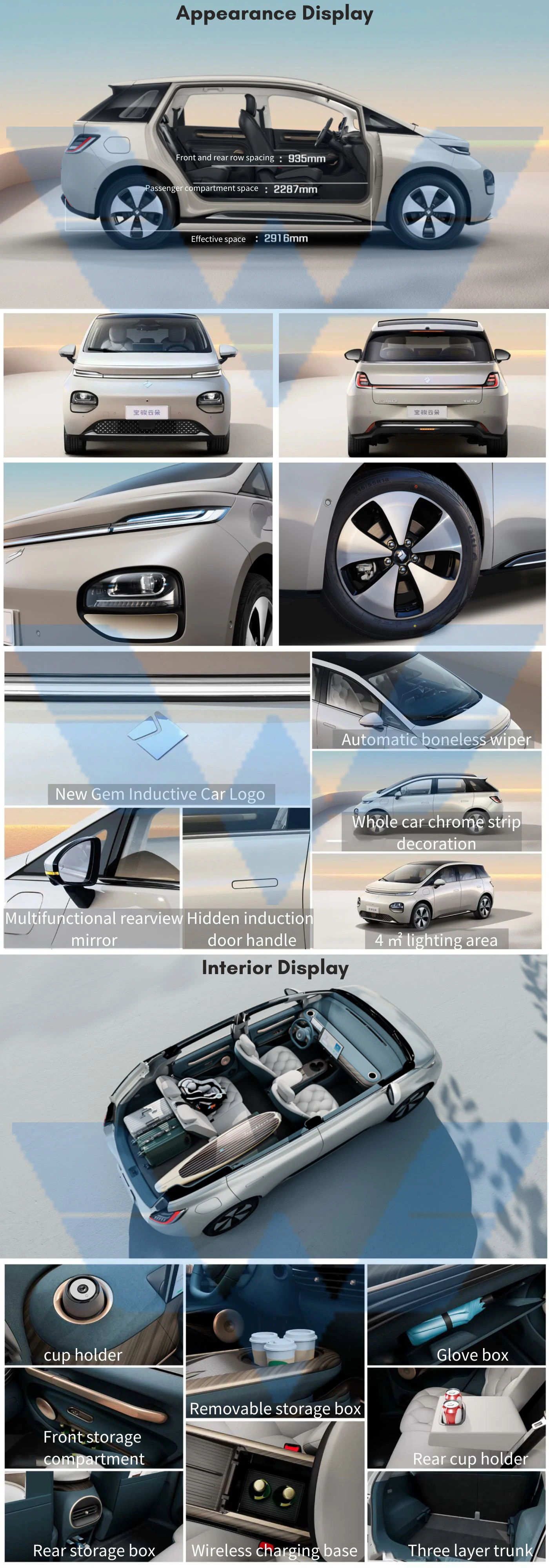 Factory Official Store Baojun Cloud 2023 Pure Electric Car Sgmw Wuling ...