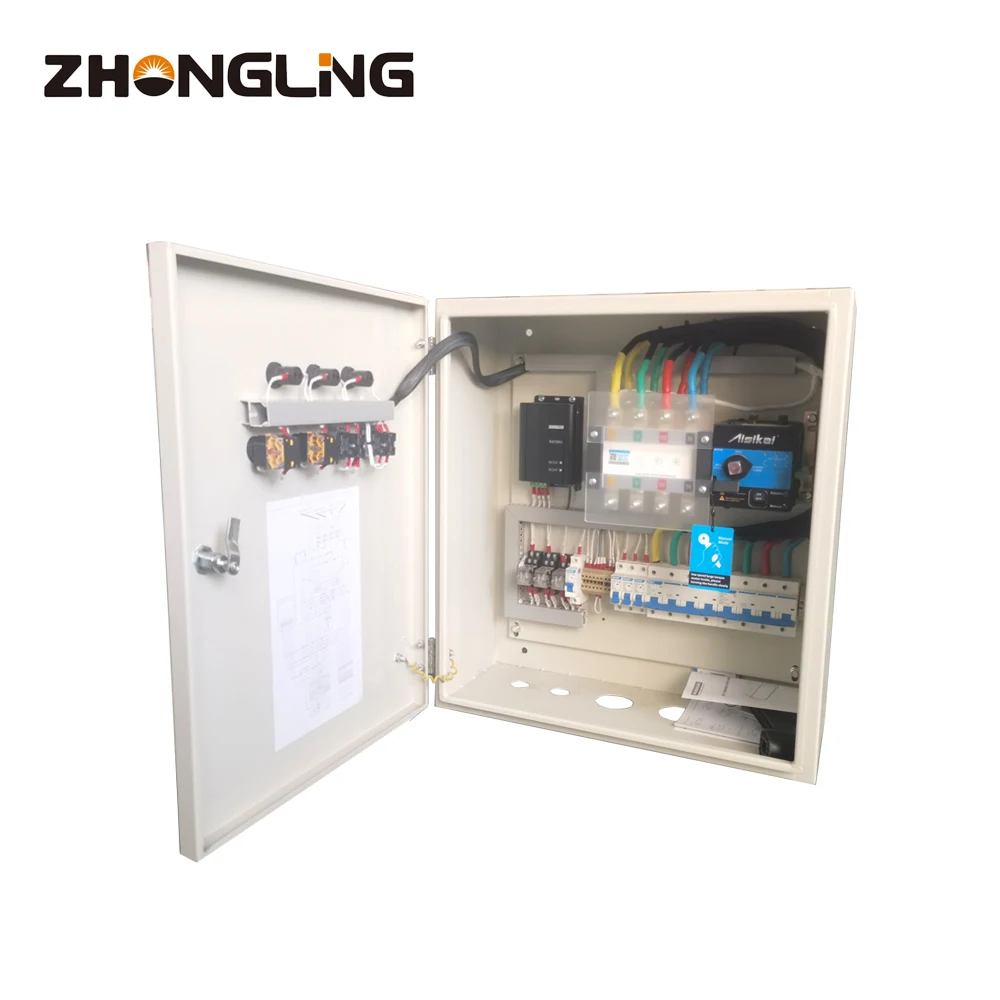 Generator Control Box Wall-mounted Control Cabinet With Selectable ATS ...