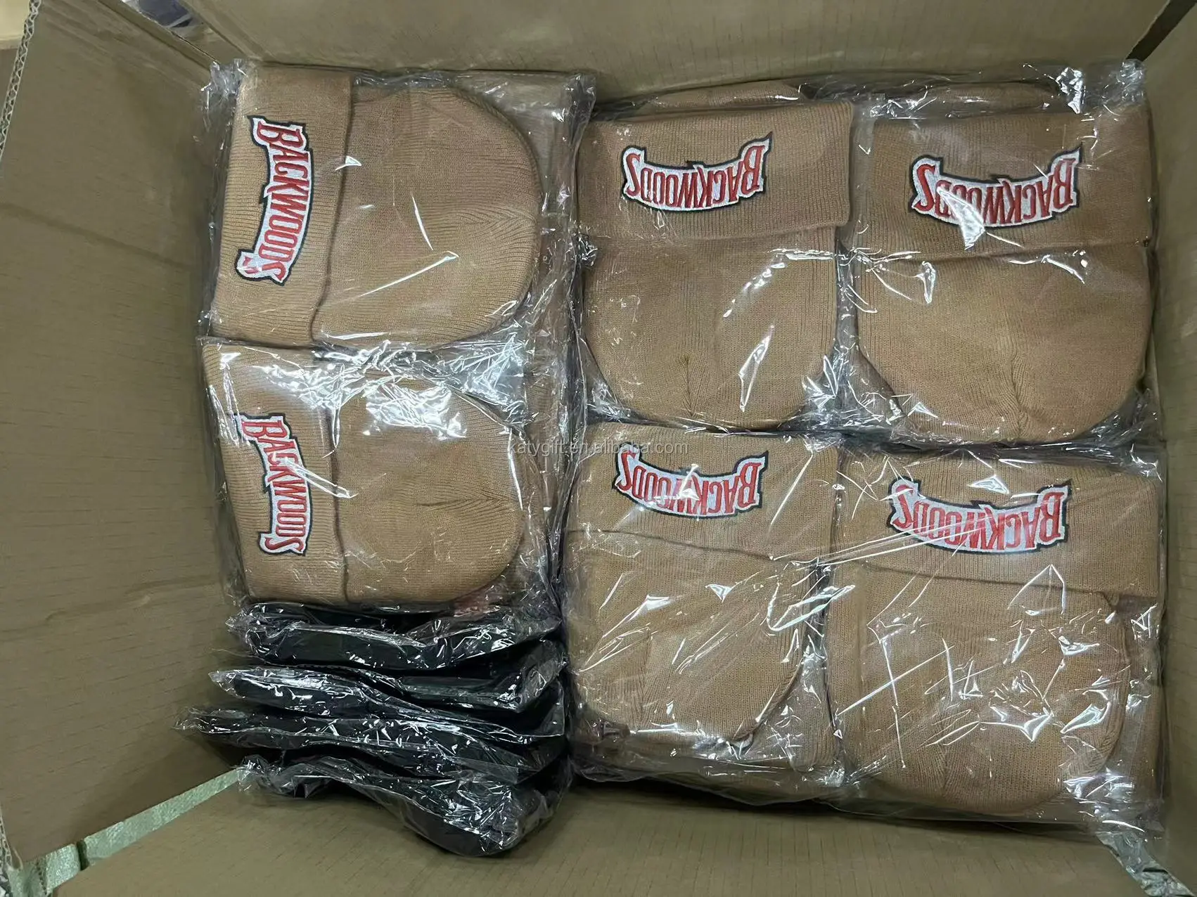 Katy Us Stock Backwoods Lettering Cap Men Women Warm Knitted Wool Hat ...