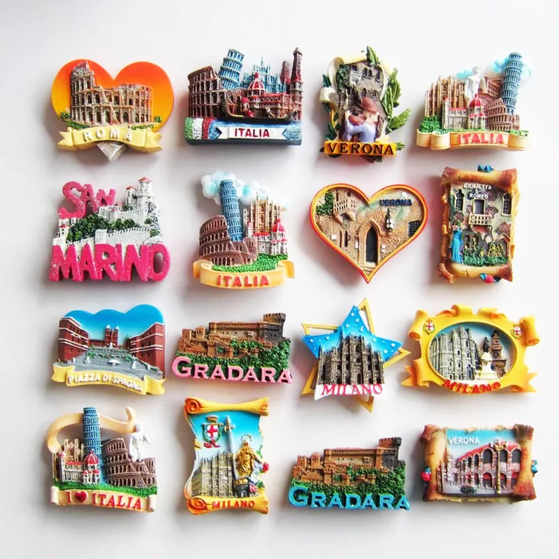 Alibaba.com: Custom Italy Souvenir Fridge Magnets for Naples, Milan ...